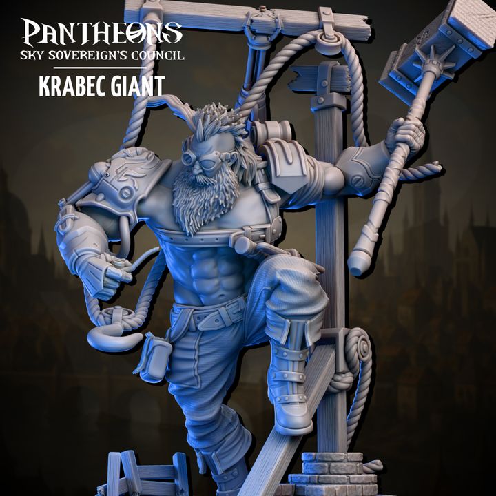 3D Printable Krabec Giant Shipwright by Sordane Publishing