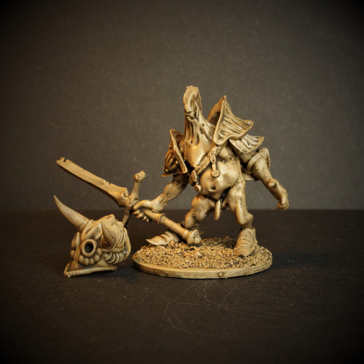 3D Printable Stump Head by Knucklebones Miniatures