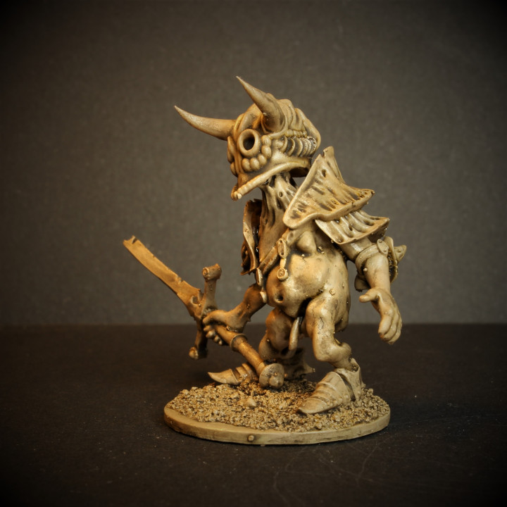 3D Printable Stump Head by Knucklebones Miniatures