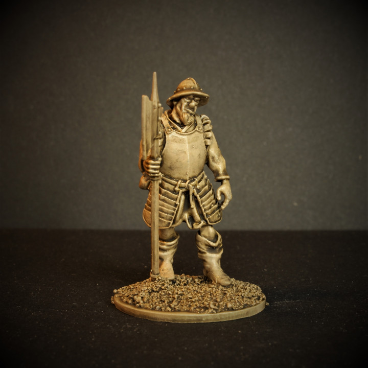 3D Printable City Guard by Knucklebones Miniatures
