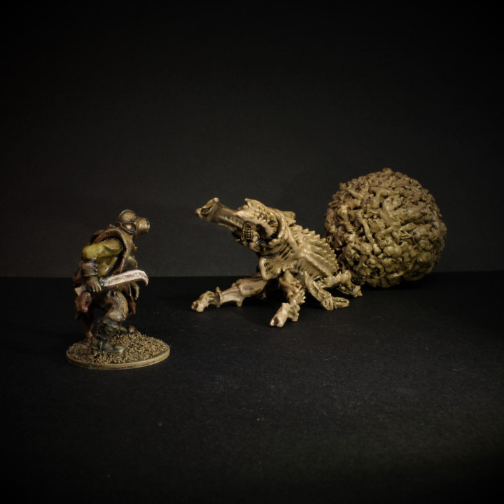 3D Printable Death Beetle and Undead Ball by Knucklebones Miniatures