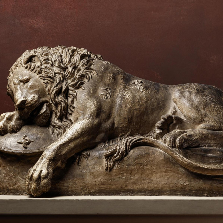 3D Printable Lucerne Lion by Thorvaldsens Museum