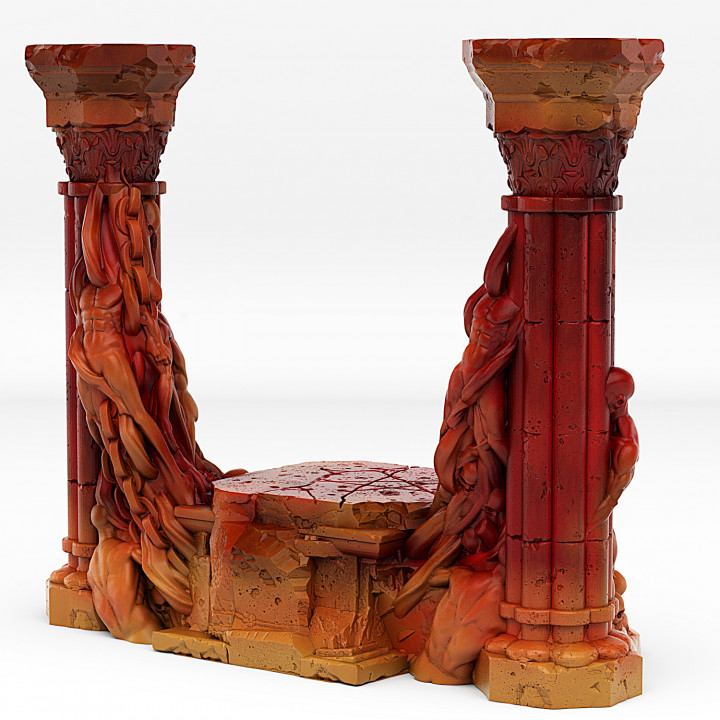 3D Printable HELL PORTAL WITH ITS PENTACLE EFFECT by Fantastic Portals ...