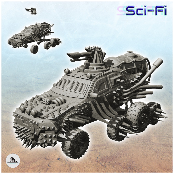 3D Printable Post-apo vehicles pack No. 1 - Future Sci-Fi SF Post ...