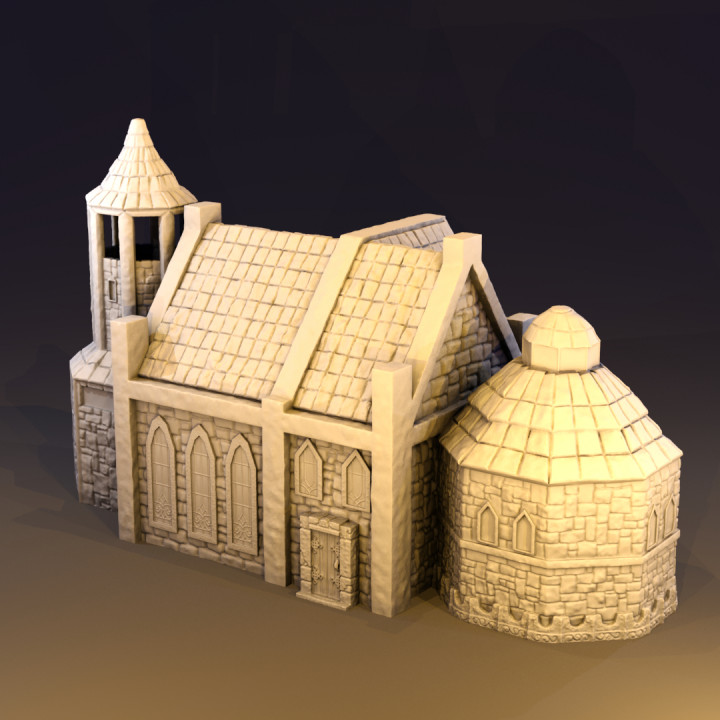 3D Printable The Radiant Hope Chapel/Church by Krakulu