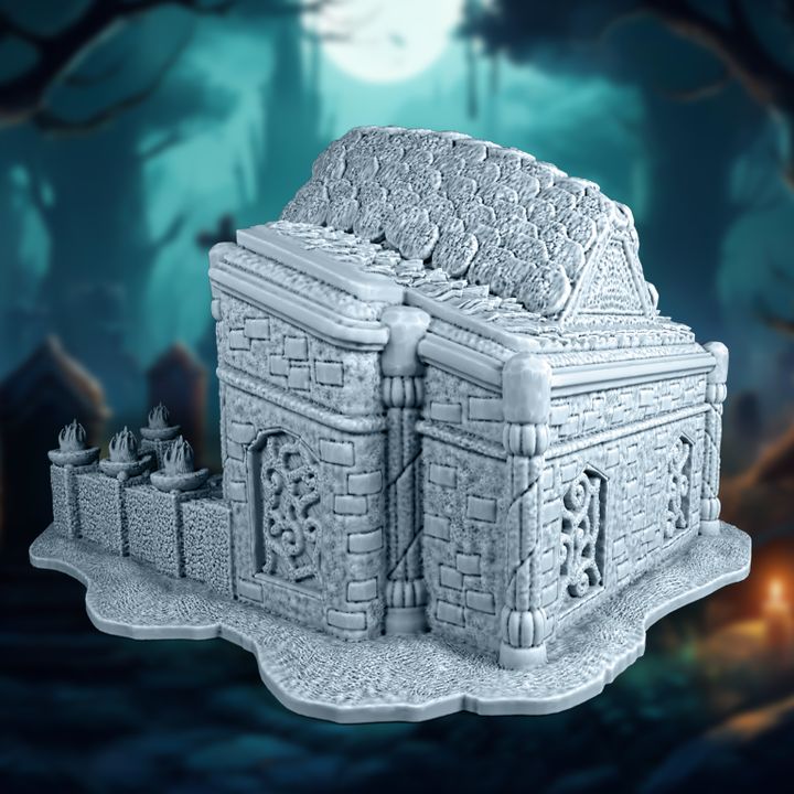 3D Printable Crypt Entrance by Krakulu