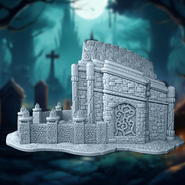 3D Printable Crypt Entrance by Krakulu