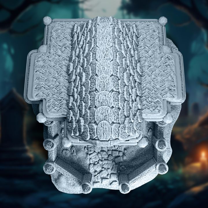 3D Printable Crypt Entrance by Krakulu