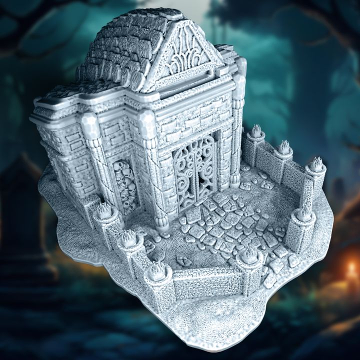 3D Printable Crypt Entrance by Krakulu