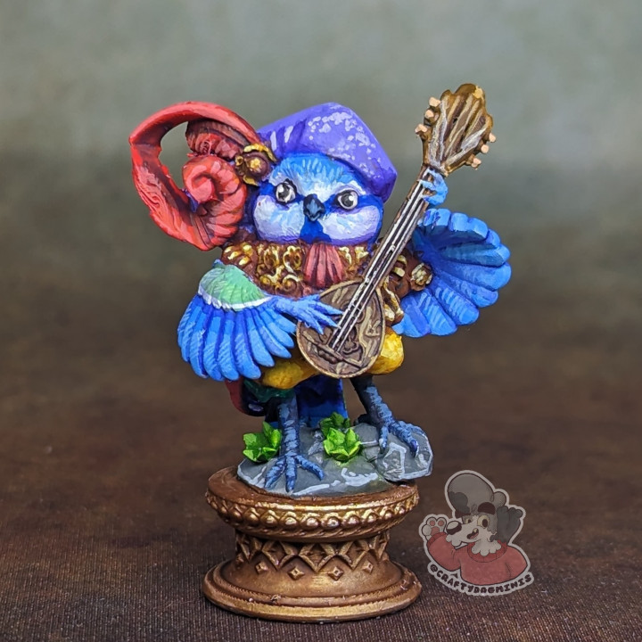 3D Printable Bird Bard Opolovnik by Pepunki Creatures