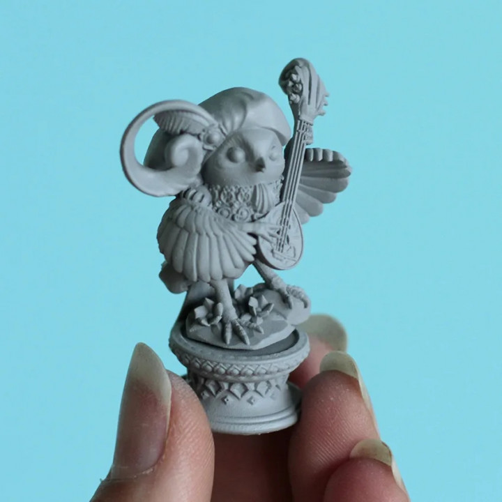 3D Printable Bird Bard Opolovnik by Pepunki Creatures