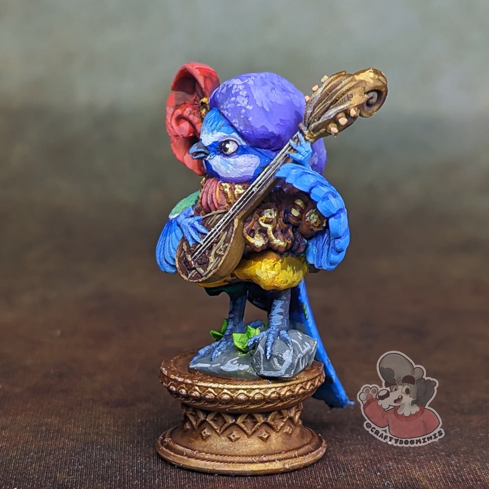 3D Printable Bird Bard Opolovnik by Pepunki Creatures