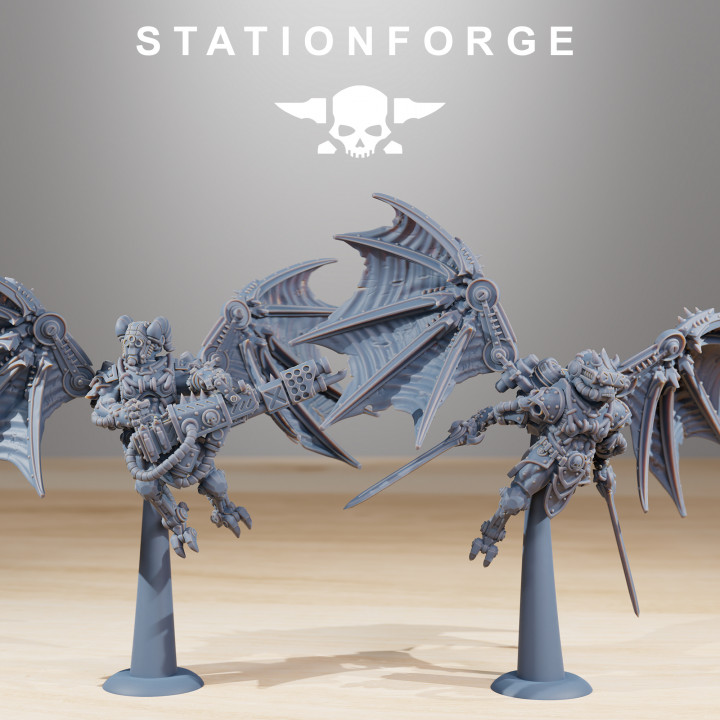 3D Printable Pythonicus Flyers by Station Forge