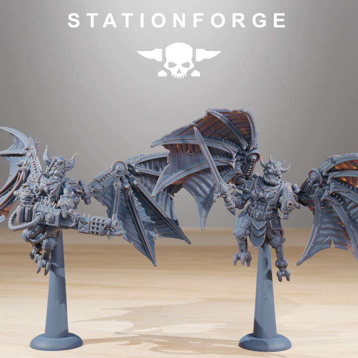 3D Printable Pythonicus Flyers by Station Forge