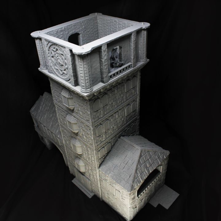 3D Printable The Tower of Time/Clocktower by Krakulu