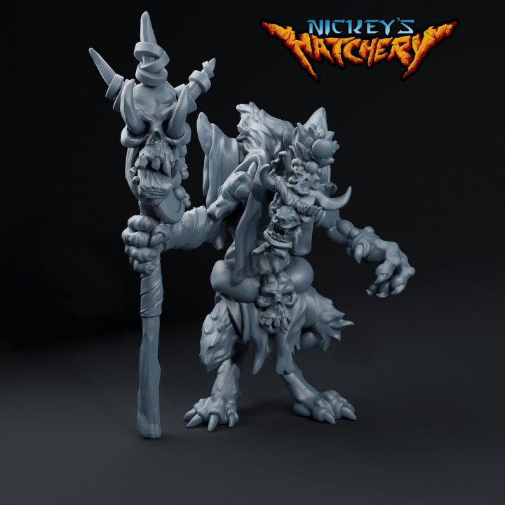 3D Printable Gnoll Chief | The Fisi Tribe of Whirlworld by Nickey's ...