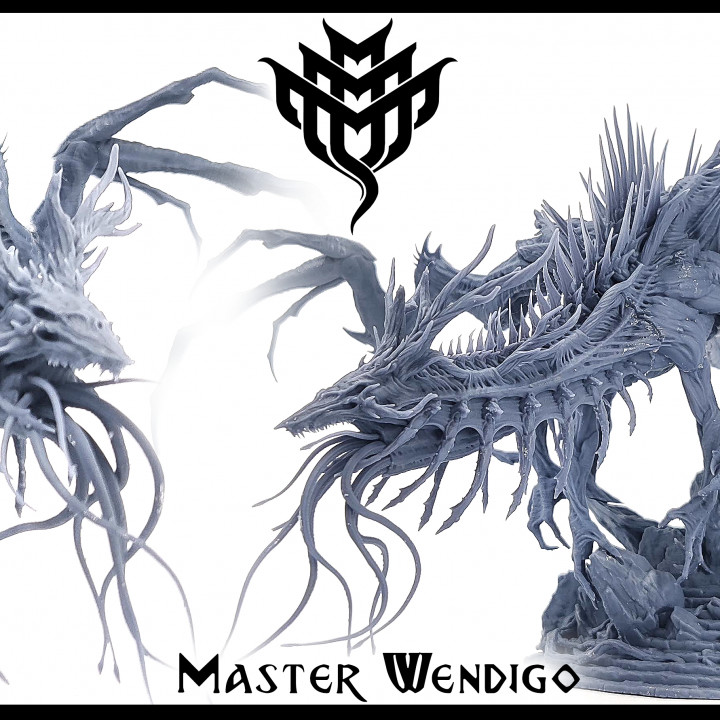 3D Printable Master Wendigo by Mini Monster Mayhem