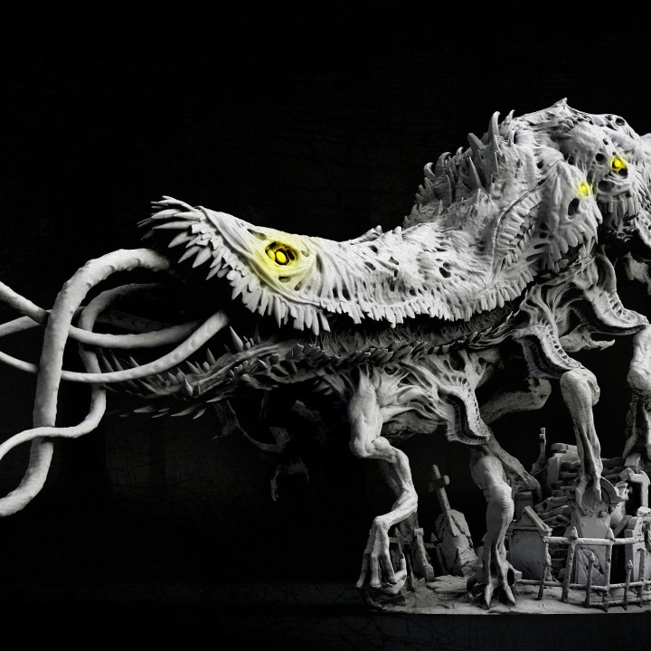 3D Printable One, of Many Mouths by Mini Monster Mayhem