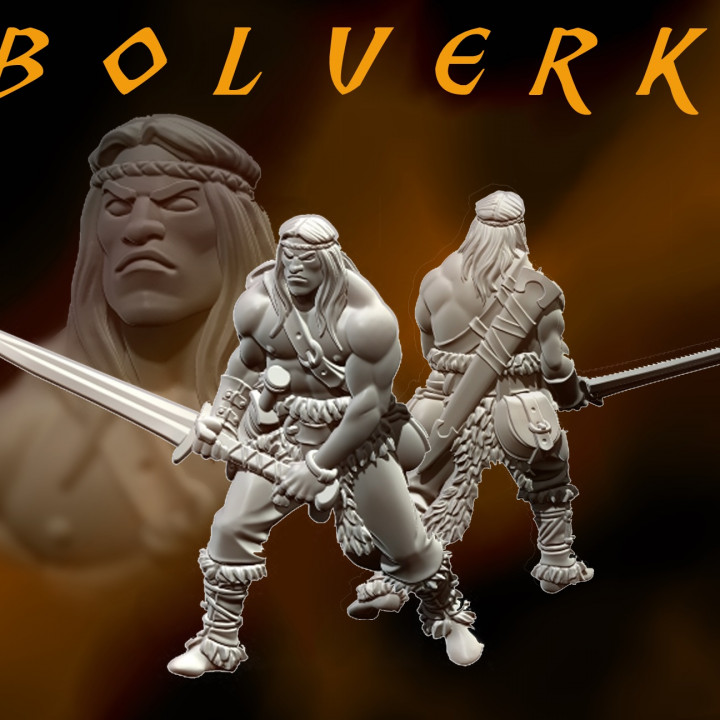 3D Printable Bolverk the Bold by Red Box Games