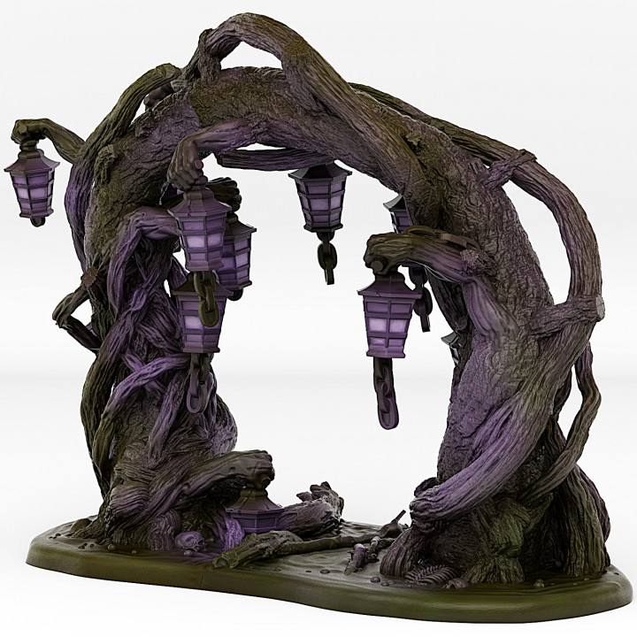 3D Printable CREEPY FOREST PORTAL WITH ITS DARK MAGIC EFFECT by ...