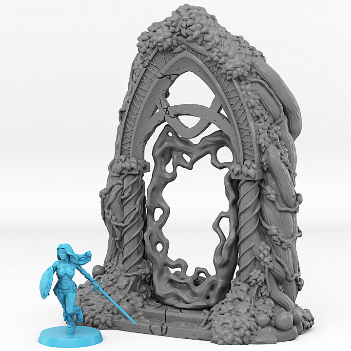 3D Printable ELFIC PORTAL WITH ITS MAGIC BARRIER by Fantastic Portals ...