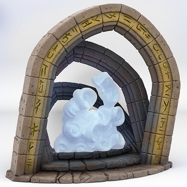 3D Printable CELESTIAL PORTAL WITH ITS CLOUDY EFFECT by Fantastic ...