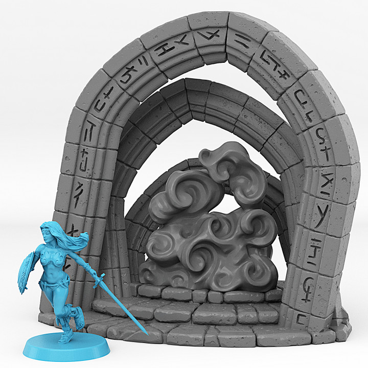 3D Printable CELESTIAL PORTAL WITH ITS CLOUDY EFFECT by Fantastic ...