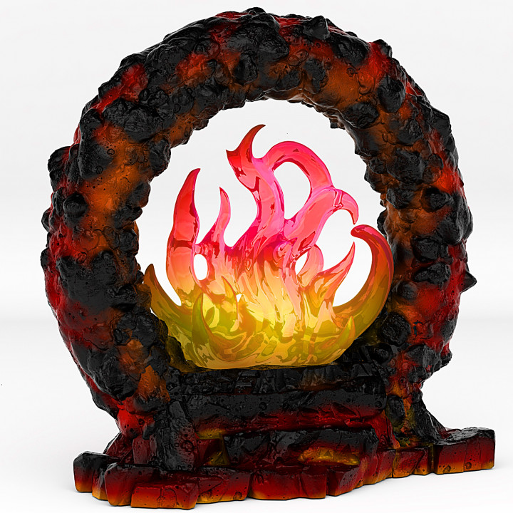 3D Printable LAVA PORTAL WITH ITS MAGMA FIRE EFFECT by Fantastic ...