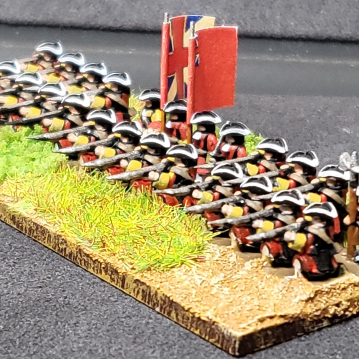 3D Printable 6mm XVIII INFANTRY TRICORN "firing" by CARLOS AMADOR