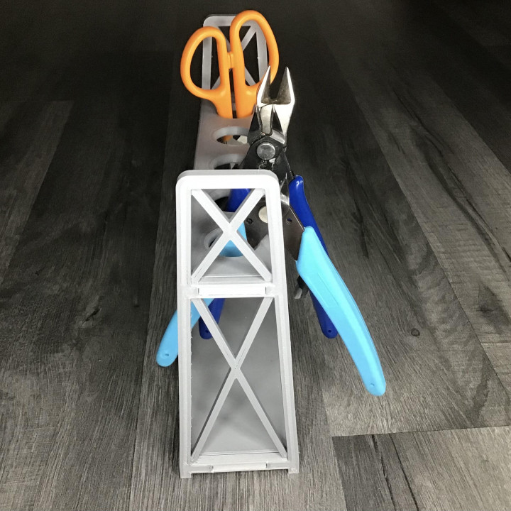 3D Printable Tool holder/ rack V2 by Logan TR J