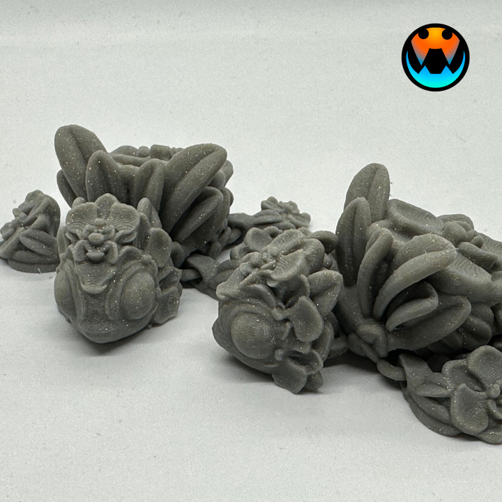 3D Printable Orchid Turtle by Cinderwing3D
