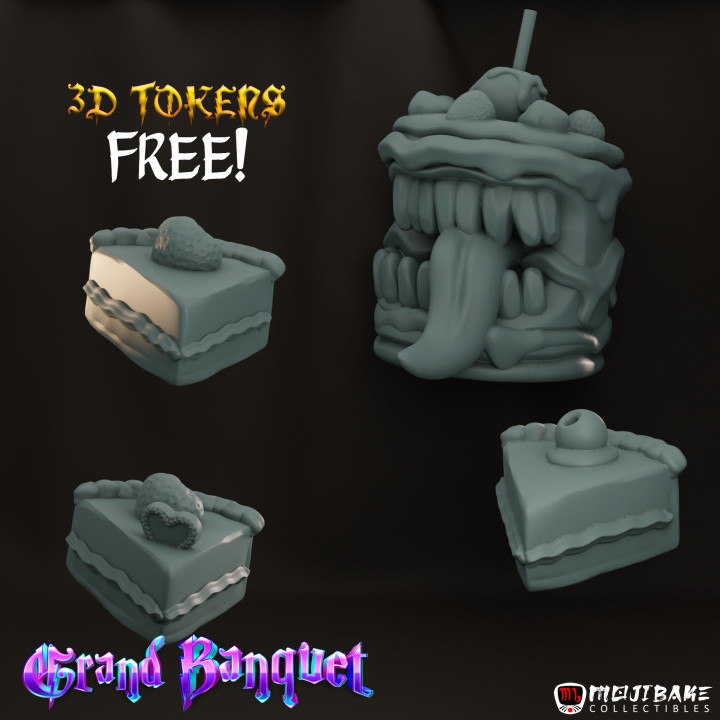 3D Printable FREE Mimic Cake! | Perfect for D&D and RPG Games ...