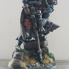 3D Printable (0111) Male ranger hunter post - apocalyptic sci-fi sniper ...