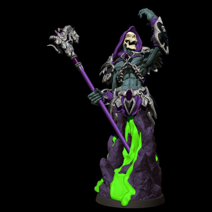 3D Printable Master Skeleton-Bust by Hack N Slash Minis
