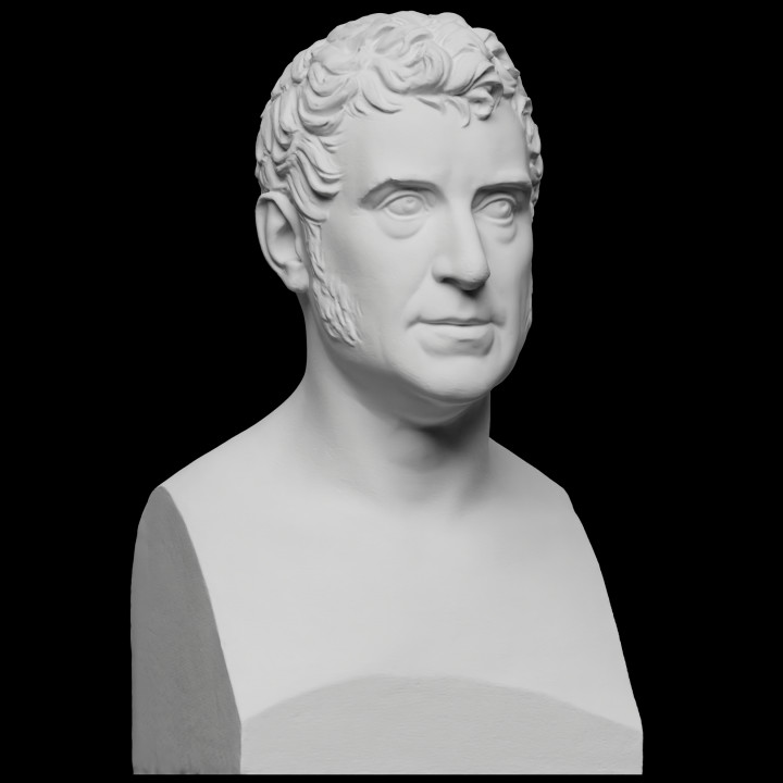 3D Printable Unknown Man by Thorvaldsens Museum