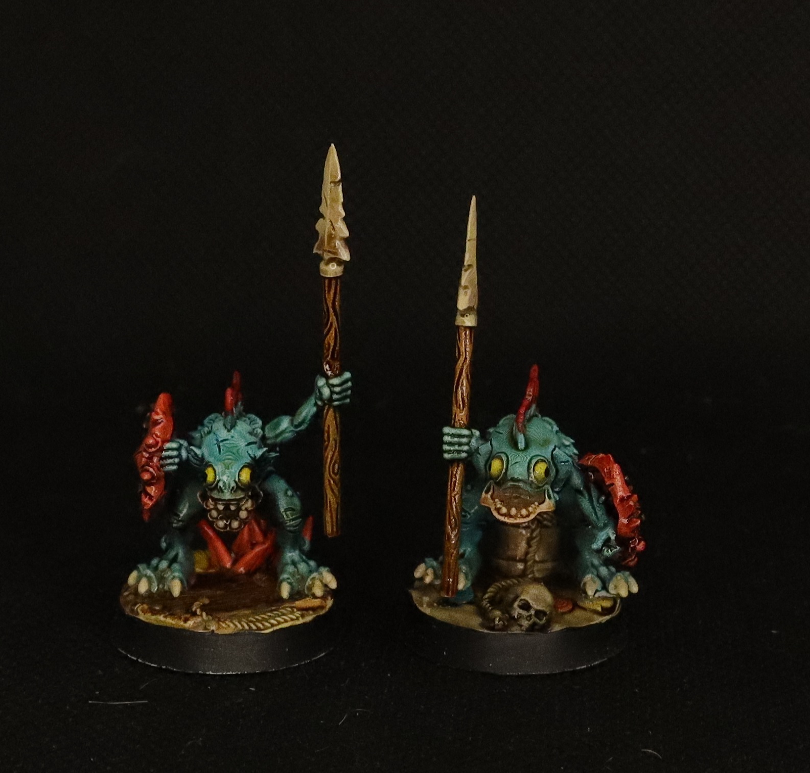 3D Printable Fishman Multi-Part Kit by Warp Miniatures