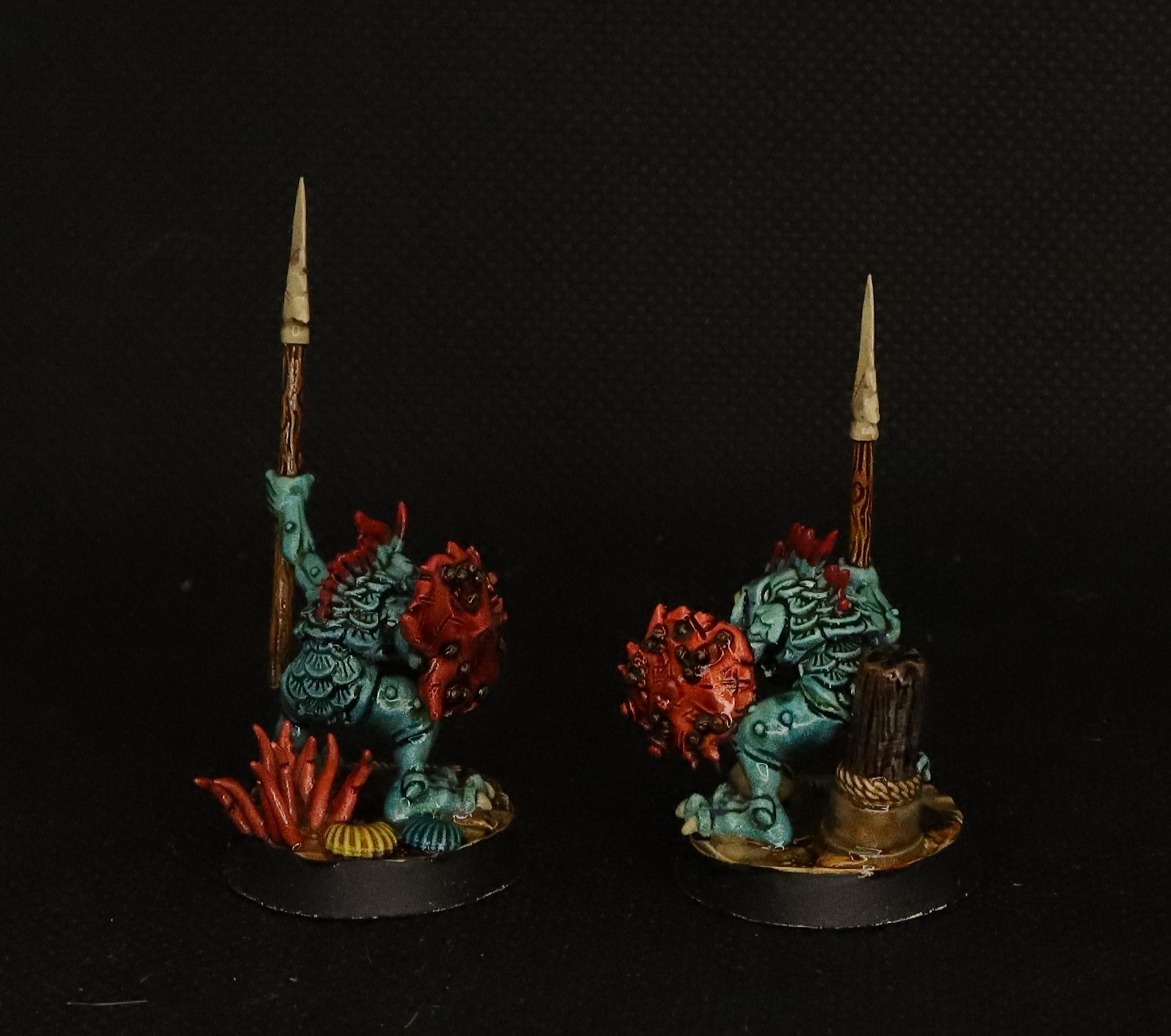 3D Printable Fishman Multi-Part Kit by Warp Miniatures