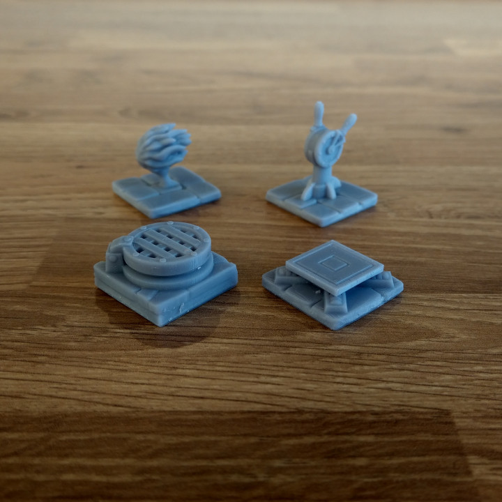 3D Printable Traps for use with DnD / TTRPG / HeroQuest Board Game etc ...