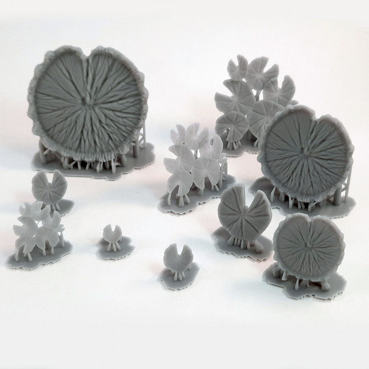 3D Printable Lilly Pads by Dark-Platypus Studio