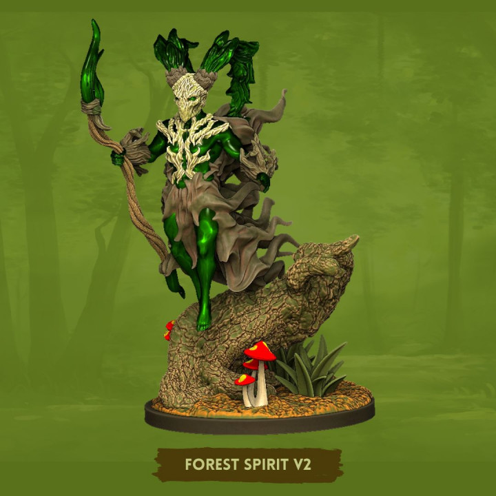 3D Printable Forest Spirit Variant 2 by MiniaturesCraze