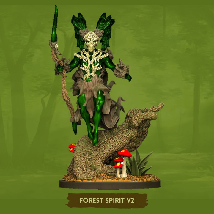 3D Printable Forest Spirit Variant 2 by MiniaturesCraze