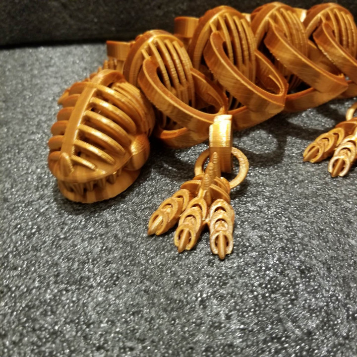 3D Printable Armadillo Dragon Lizard by Shakaworld3D