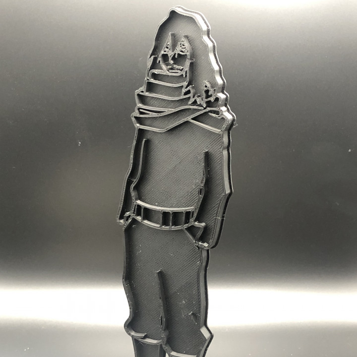 3D Printable Eraser Head Outline Wall Art by Ethan Montgomery