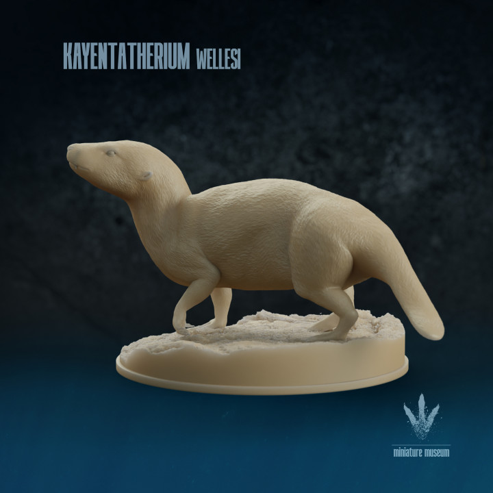 3D Printable Kayentatherium wellesi : Beast from Kayenta by Miniature ...