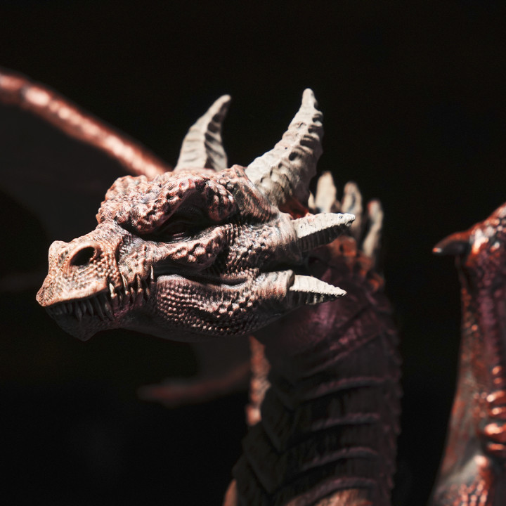 3D Printable Epic Articulated Dragon by Stlflix