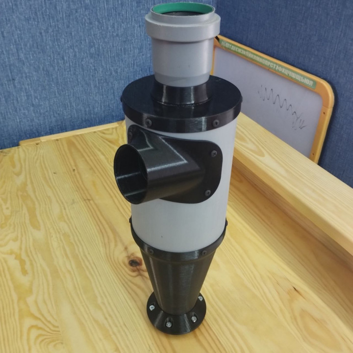 3D Printable Cyclone dust collector by Sergei Grigorenko