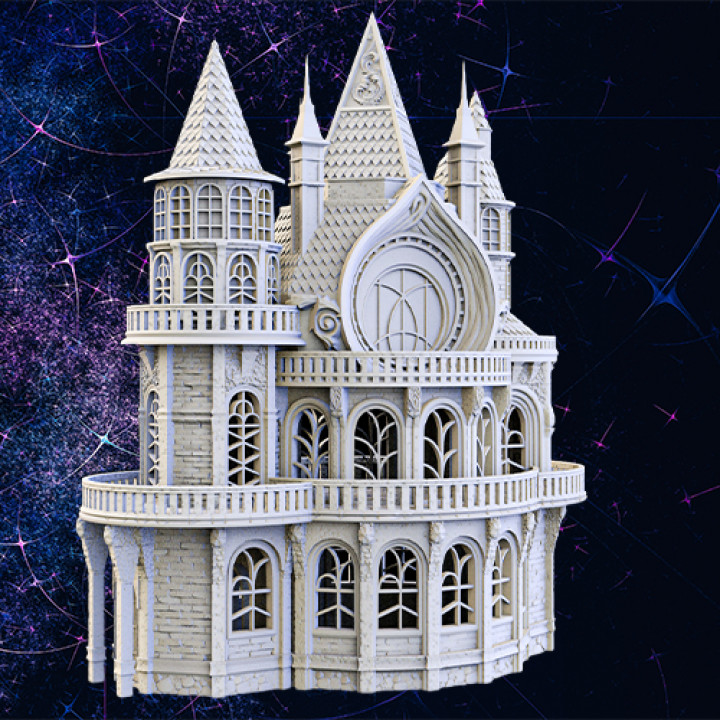 3D Printable Fantasy Castle 3 by Tabletop Terrain