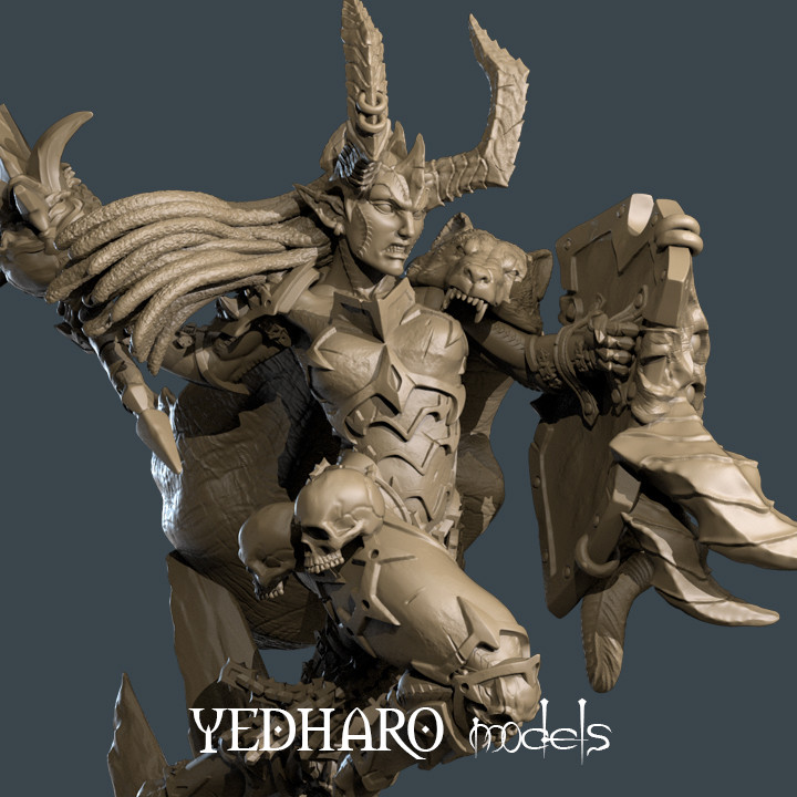 3D Printable Demon Princess by Yedharo Models SL