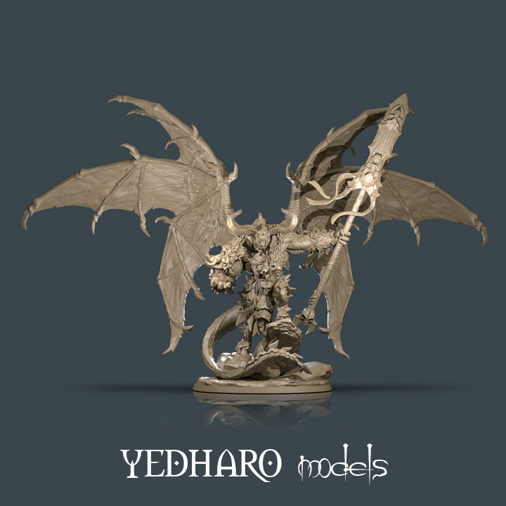3D Printable Greater Demon by Yedharo Models SL