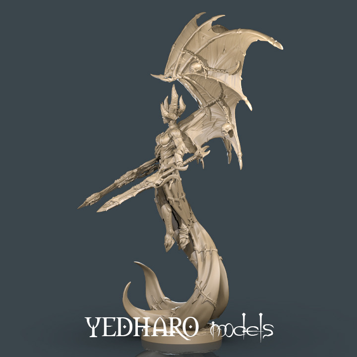 3d Printable Demon Queen Scale 30mm By Yedharo Models Sl